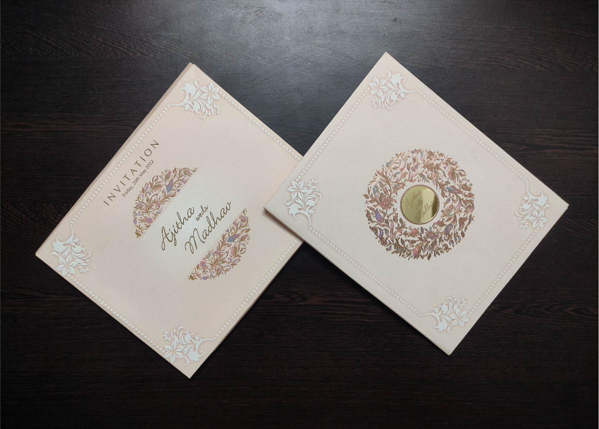 Simple Wedding Invitation|Simple Wedding Cards|Simple Invitation Card